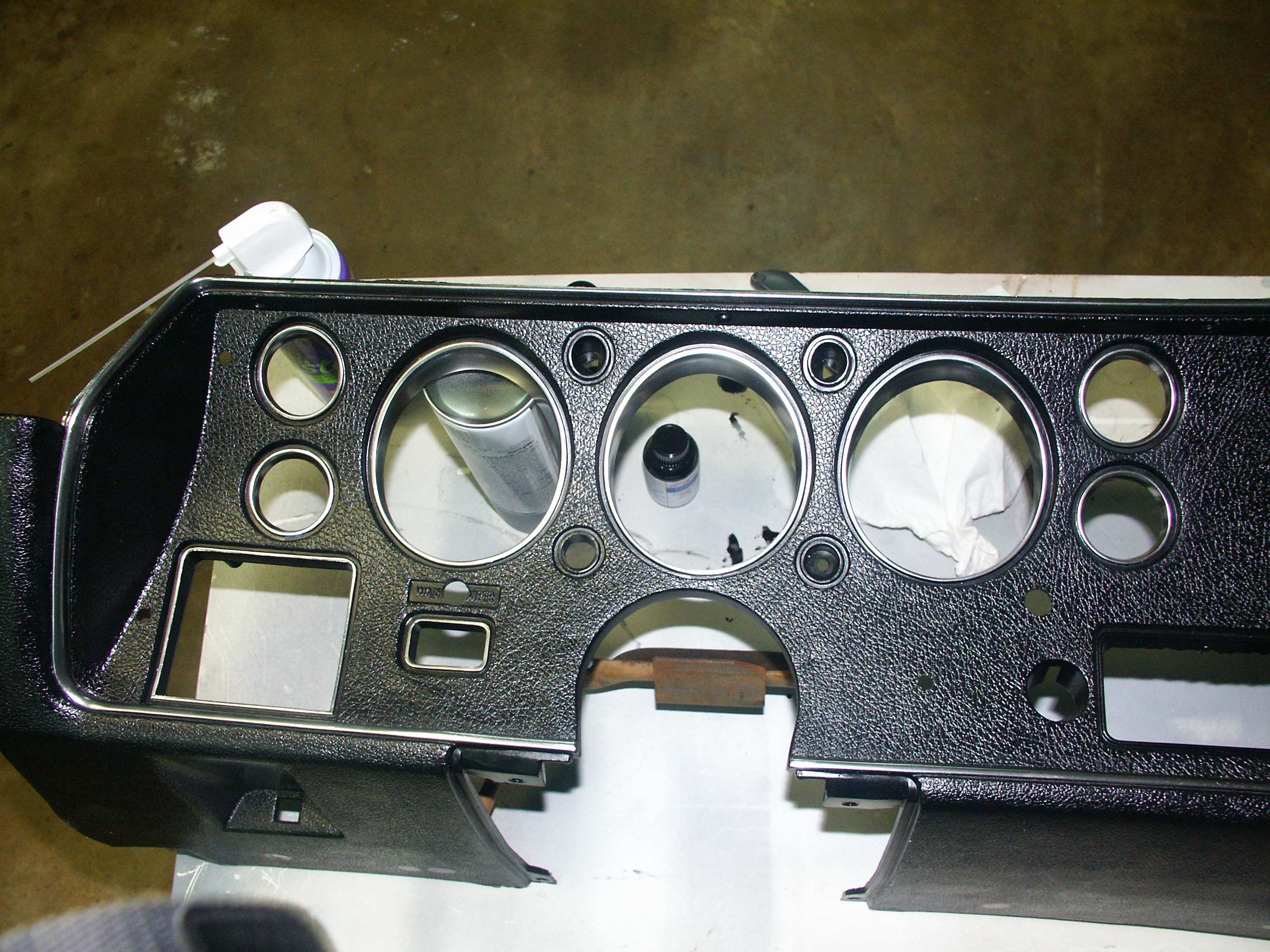 70-72 SS Dash- Chrome or painted? | El Camino Central Forum